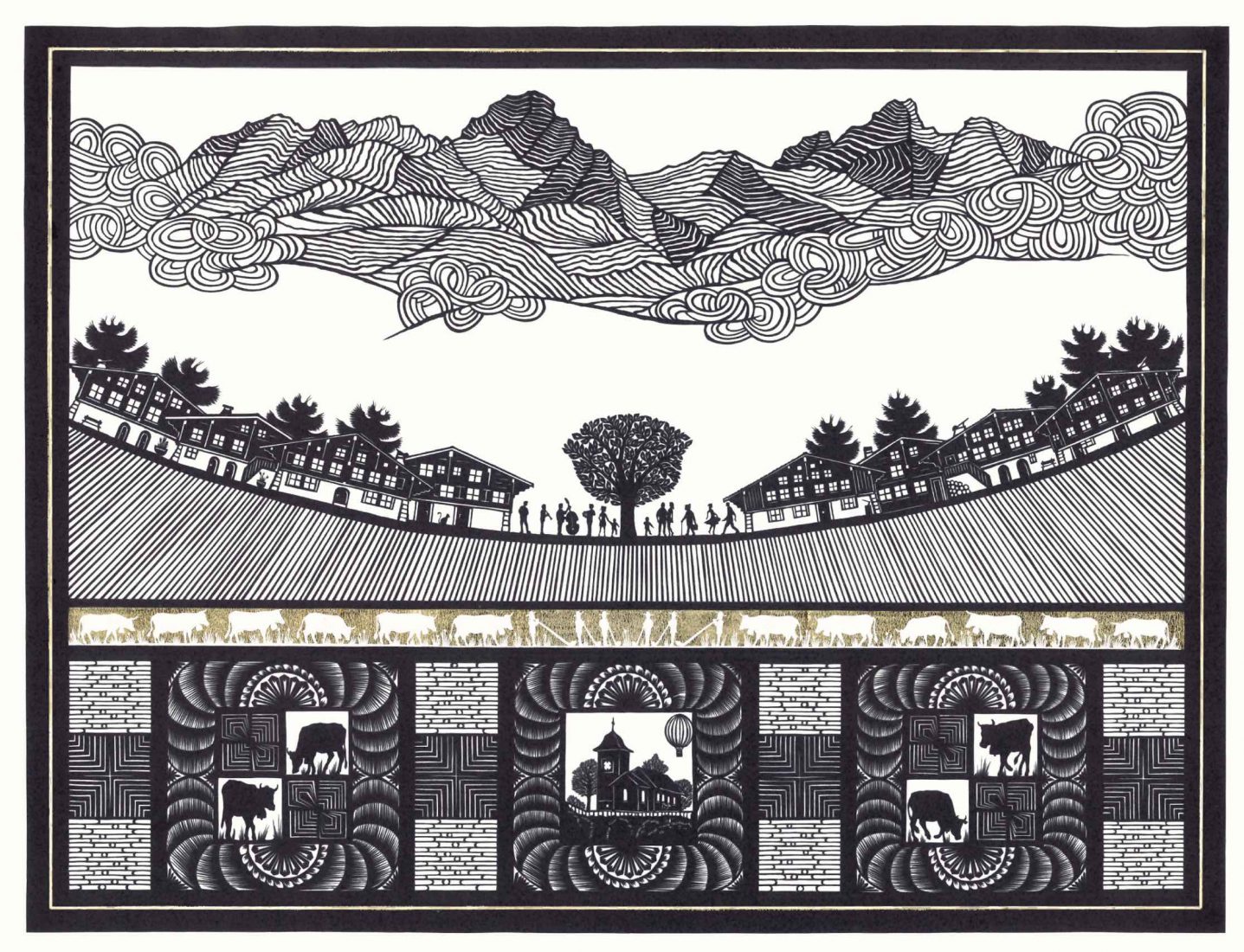 La Fête au Village 20 découpeurs au Musée du Pays-d’Enhaut | FYK'mag