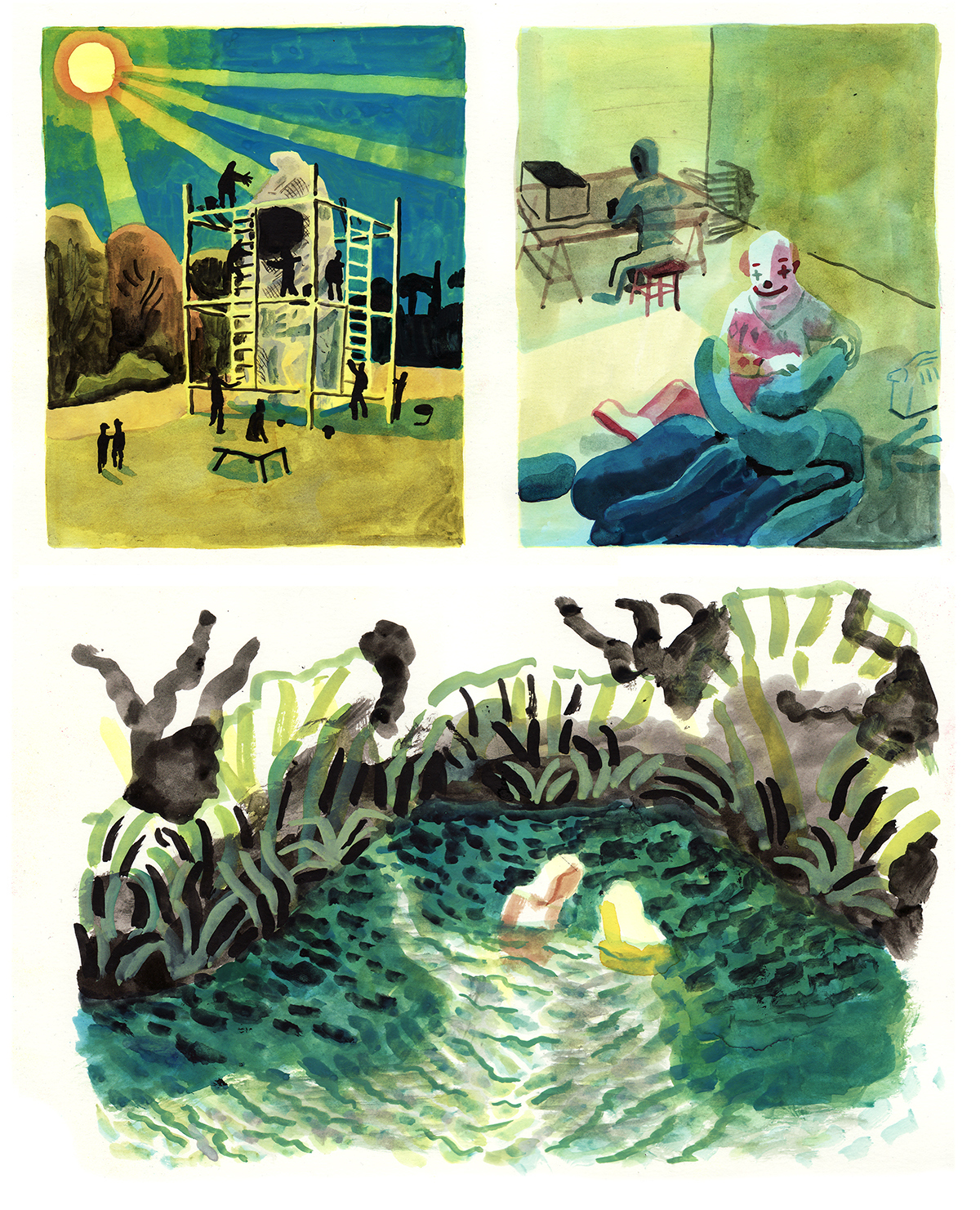 Cartoonmuseum Bâle Brecht Evens – Nights Animals | FYK'mag