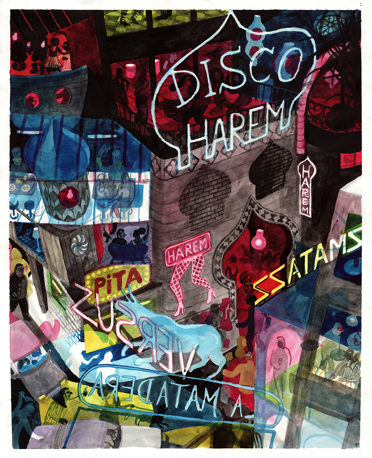 Cartoonmuseum Bâle Brecht Evens – Nights Animals | FYK'mag